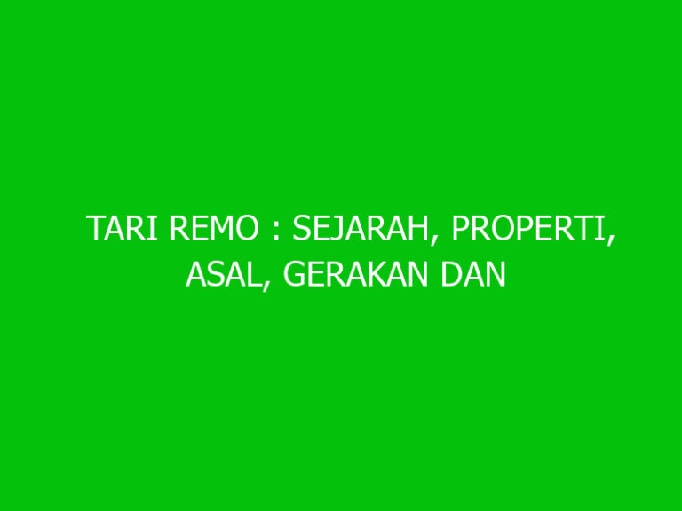 TARI REMO : Sejarah, Properti, Asal, Gerakan dan Pola Lantai - Ngelmu TARI REMO : Sejarah, Properti, Asal, Gerakan dan Pola Lantai - Ngelmu